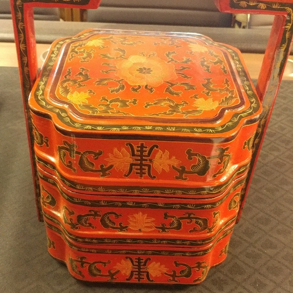 Designers Originals | Accents | Chinese Lacquer Stackable Box With ...